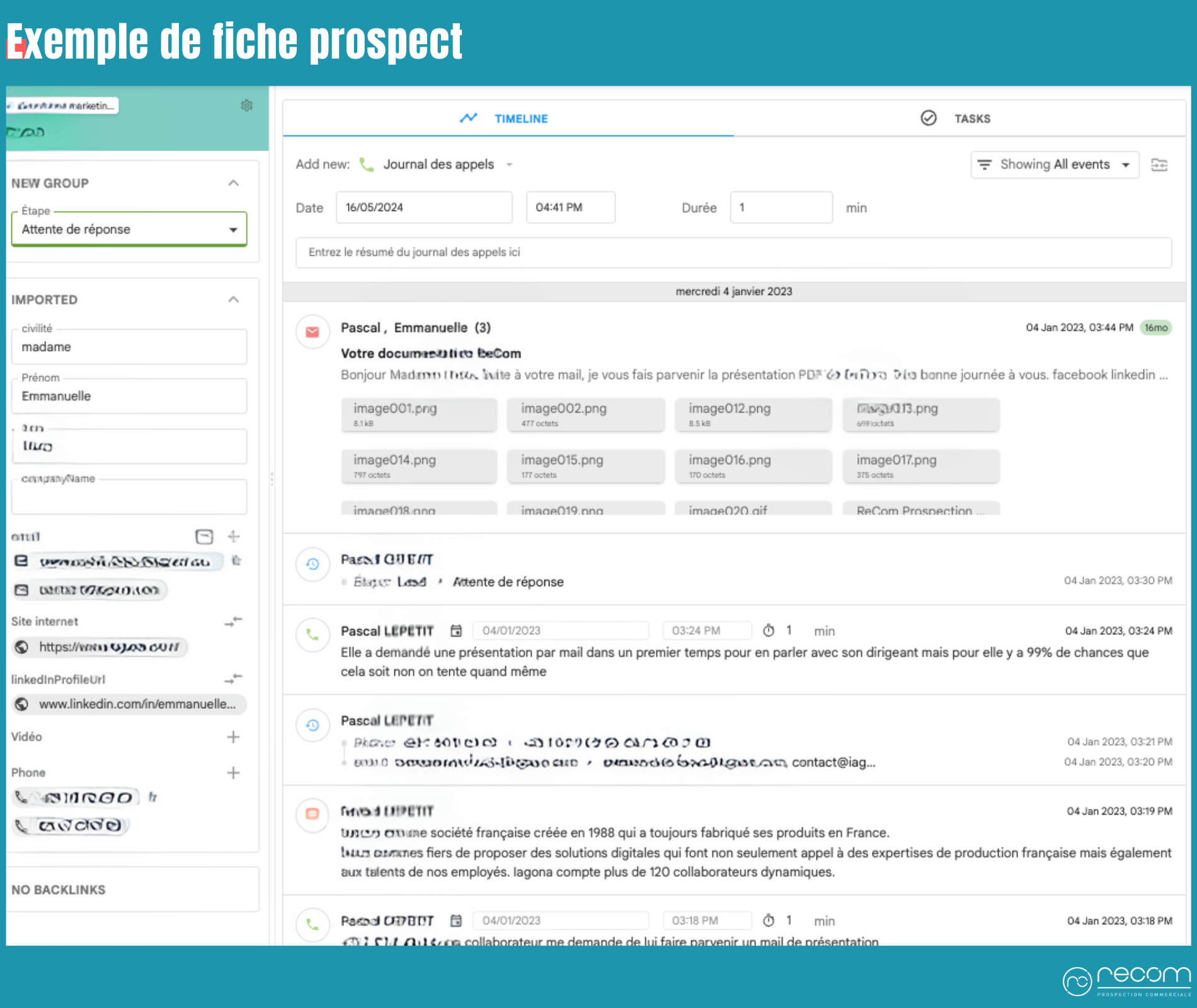 Comment réaliser une fiche prospect efficace : conseils et exemples